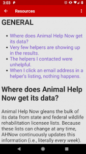 Animal Help Now – Apps Resource Centre